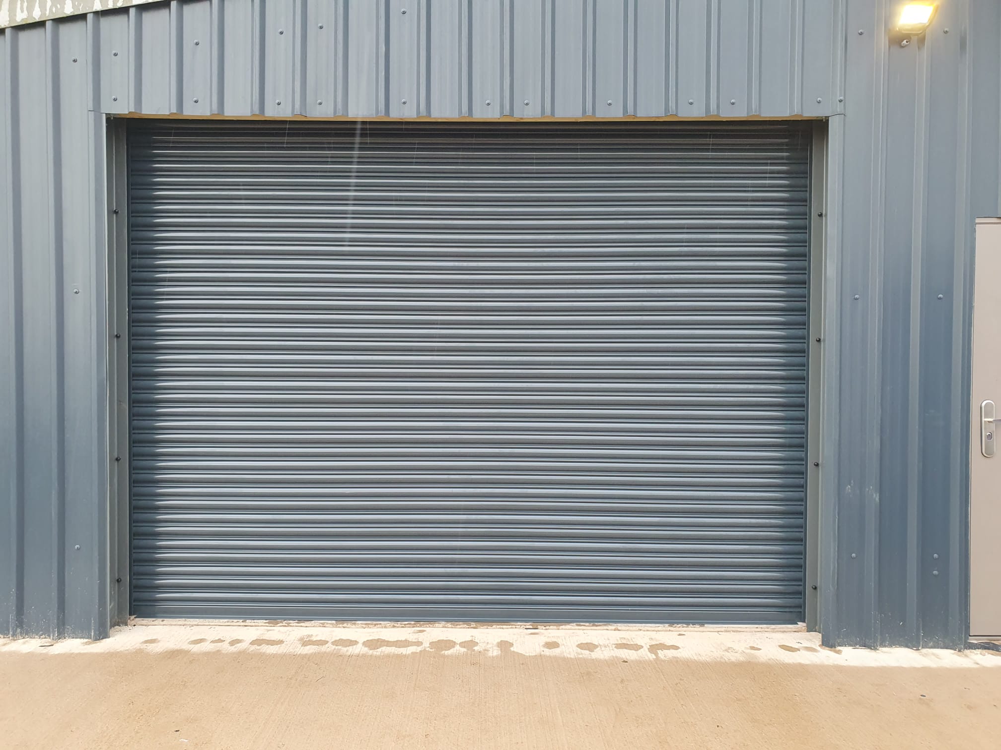 Electric Roller Shutter Garage Doors From NP Garage Doors